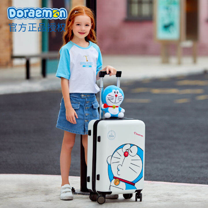 Doraemon joint suitcase female small 20-inch boarding cartoon children ...