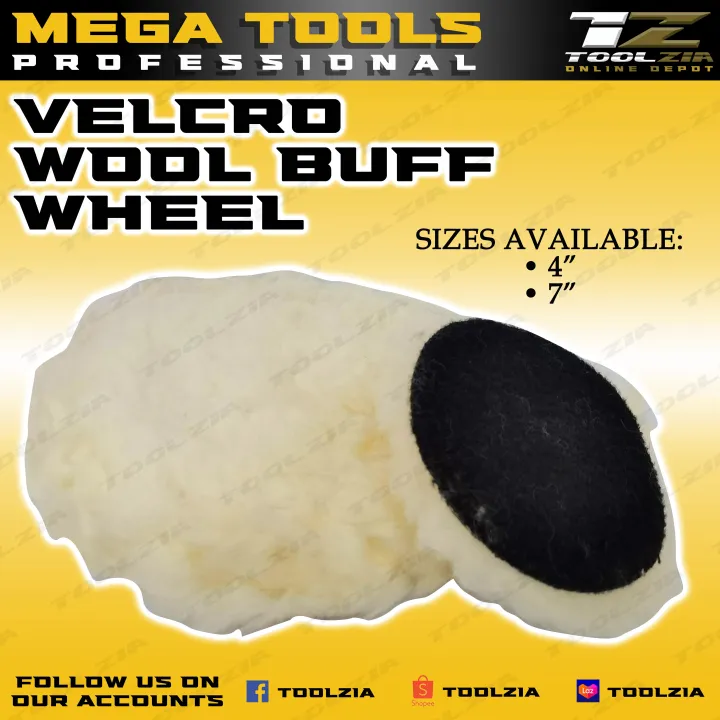 MEGA Wool Buff 4"/7" Premium Quality | Lazada PH