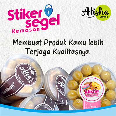 STIKER SEGEL MAKANAN TOPLES & BOTOL KEMASAN MURAH.Stiker Segel Produk ...