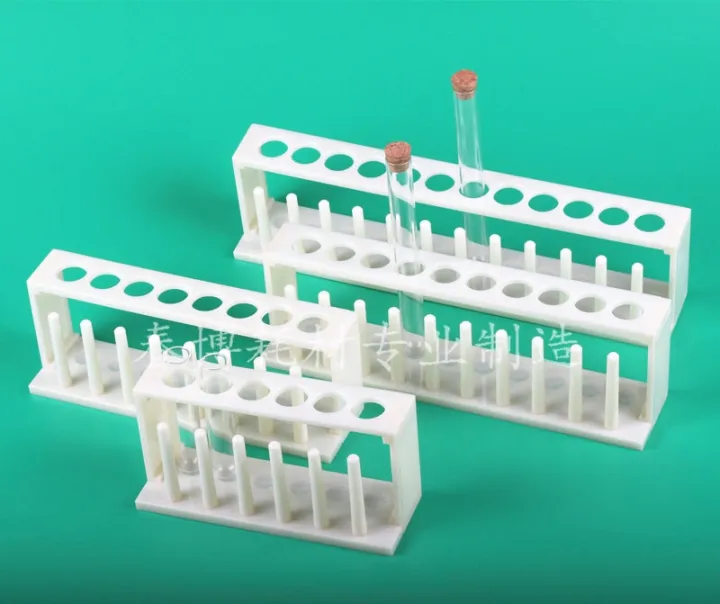 Plastic test tube rack 6 8 10 12 holes column test tube rack with glass ...