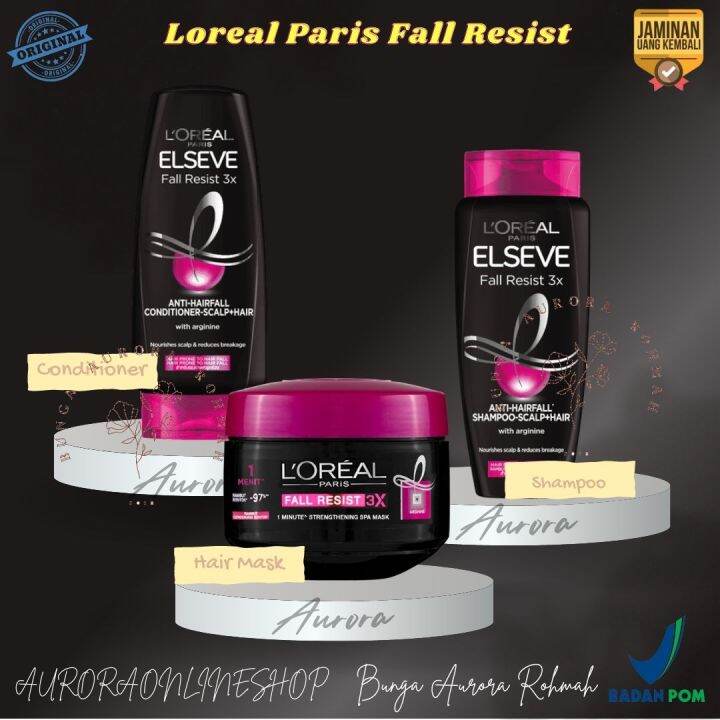 L'OREAL Paris Fall Resist 3X Anti-Hair Hair Treatment - Shampoo ...