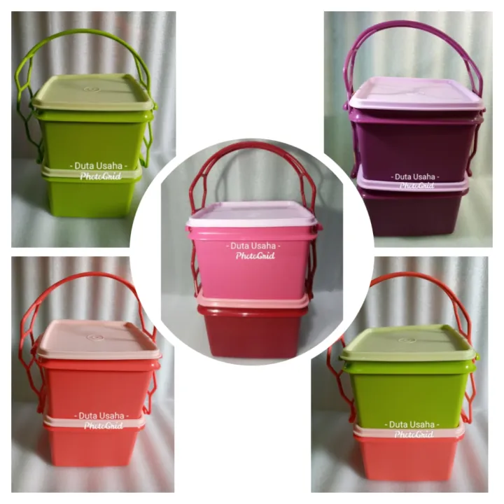 Rantang Tupperware Double Deep with Cariolier 1.7L | Lazada Indonesia