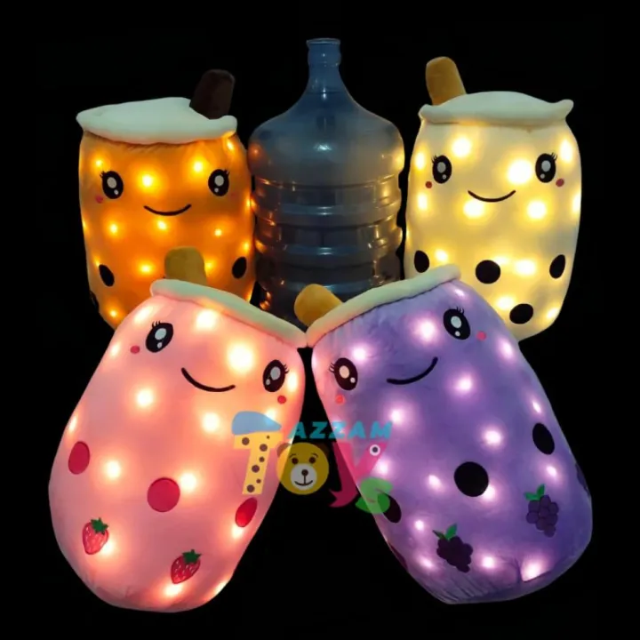 Boneka super jumbo LED BOBA BROWN SUGAR boneka boba jumbo 60cm/boneka ...