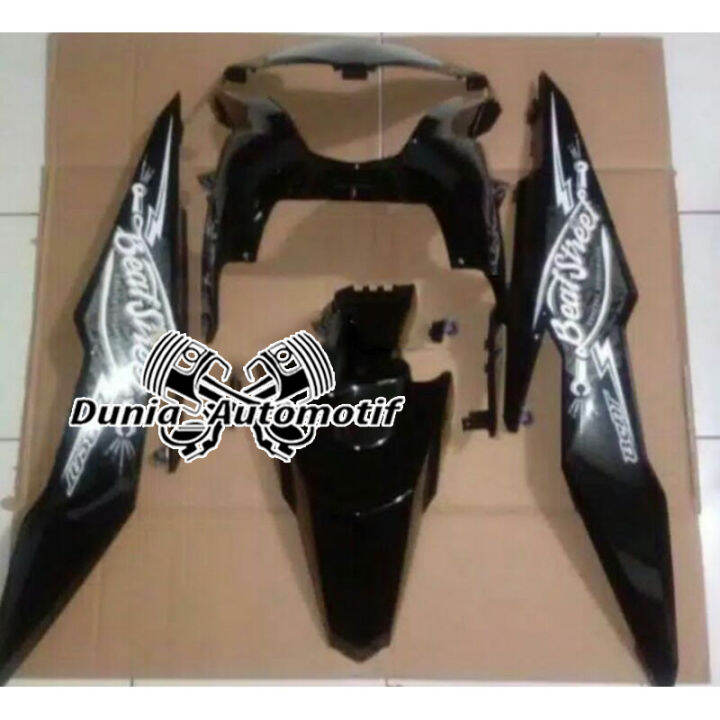 Body alus HONDA BEAT STREET hitam plus striping | Lazada Indonesia