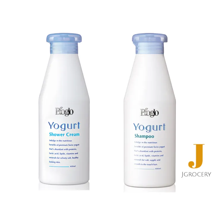 Bioglo Yogurt Shampoo/ Yogurt Shower Cream [400ml] [Cosway] | Lazada