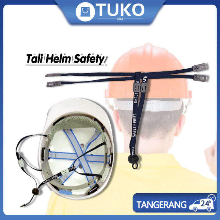 4 Point Helm Chin Strap / Tali Helm Safety / Tali Helm Proyek | Lazada ...
