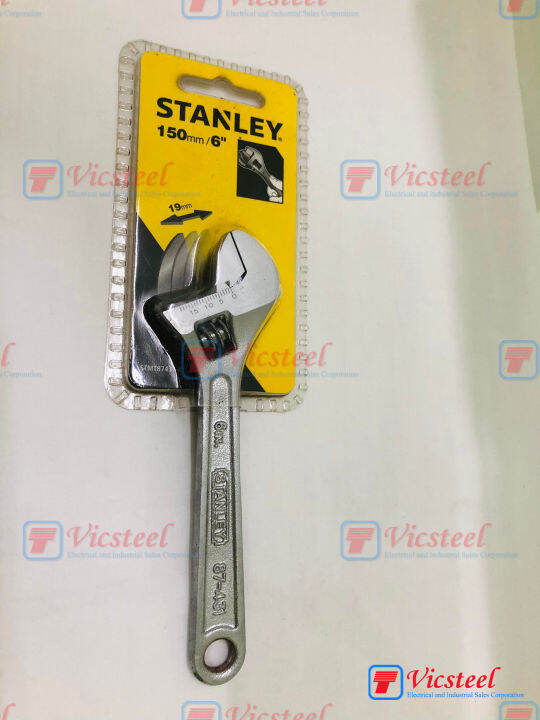 Stanley Adjustable Wrench 6 8 10 12 15 18 inches authentic original ...