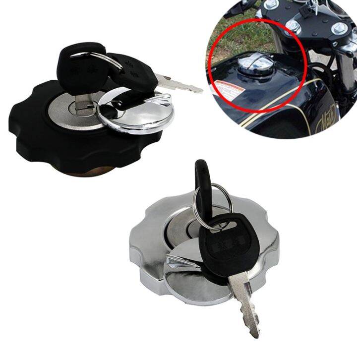 Fuel gas cap switch Lock with 2 Key For HONDA CG125 CB100 CL SL100 ...
