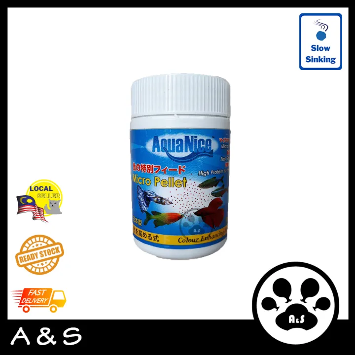 AquaNice Micro Pallet Small Fish Food - 100g / Makanan Ikan Kecil ...
