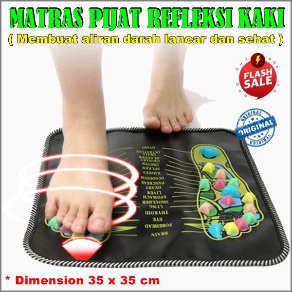 PROMO alat terapi kesehatan untuk kaki matras pijat refleksi acupressure aliran darah lancar ...