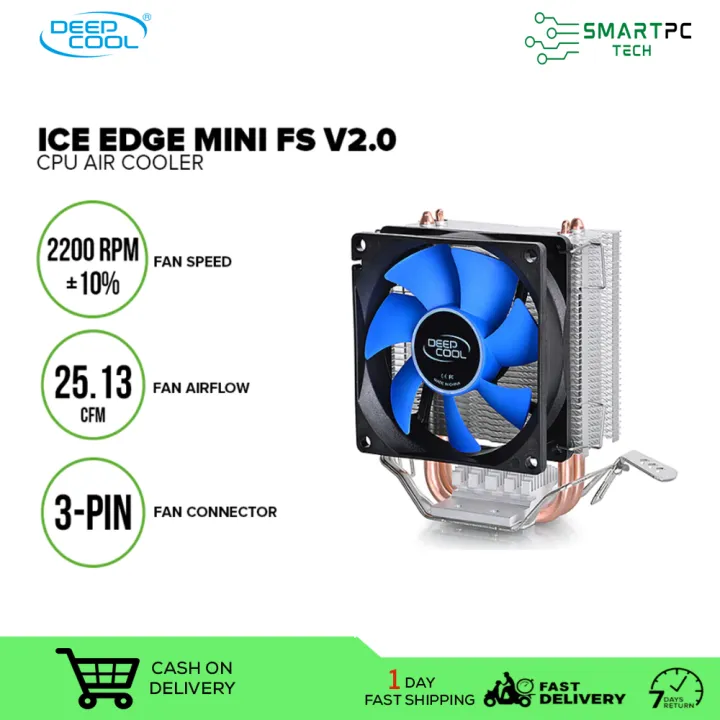 BEST BUY (smartPCTech) DEEPCOOL ICE EDGE MINI FS V2.0 Heatsink, Deep ...