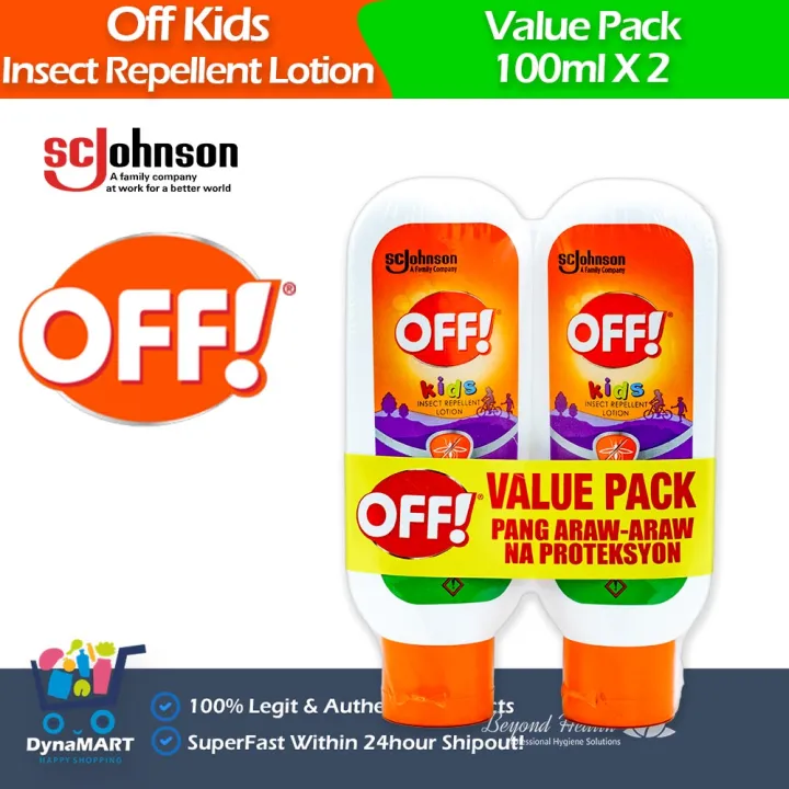 OFF Kids Insect Repellent Lotion Value Pack 100ml X 2 | Lazada PH