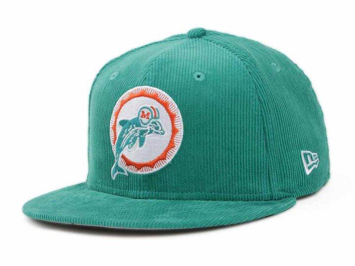 Miami Dolphins NFL Throwback Corduroy Teal 59FIFTY Fitted Cap | Lazada PH