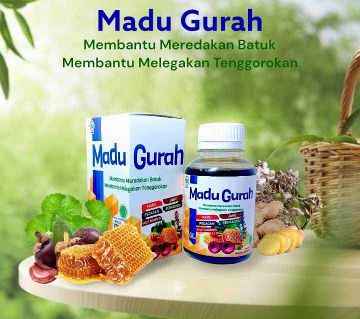 Madu Gurah Herbal Naturafit Meredakan Batuk Dan Melegakan Tenggorokan ...