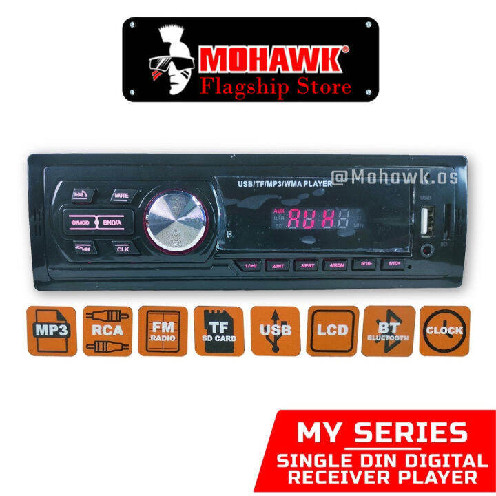 Mohawk My Series Single Din Digital Receiver USB MP3 SD AUX FM RADIO ...