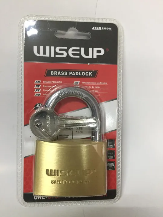 Wiseup Brass Padlock 25mm 30mm 40mm 50mm 63mm | Lazada PH