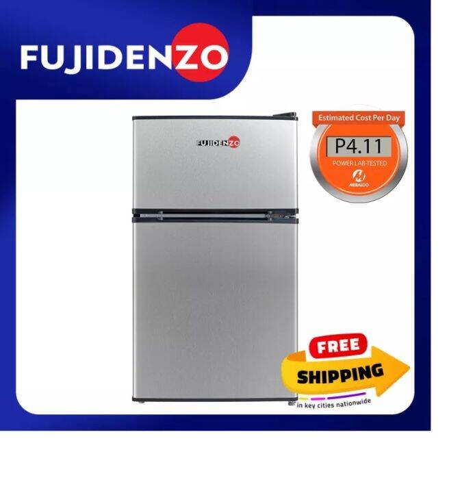 Fuji-denzo 3.5 cu. ft. Two Door Personal Refrigerator RDD-35 T ...