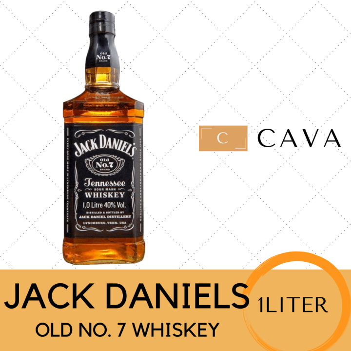 Jack Daniel's Old No.7 Tennessee Whiskey 1L | Lazada PH