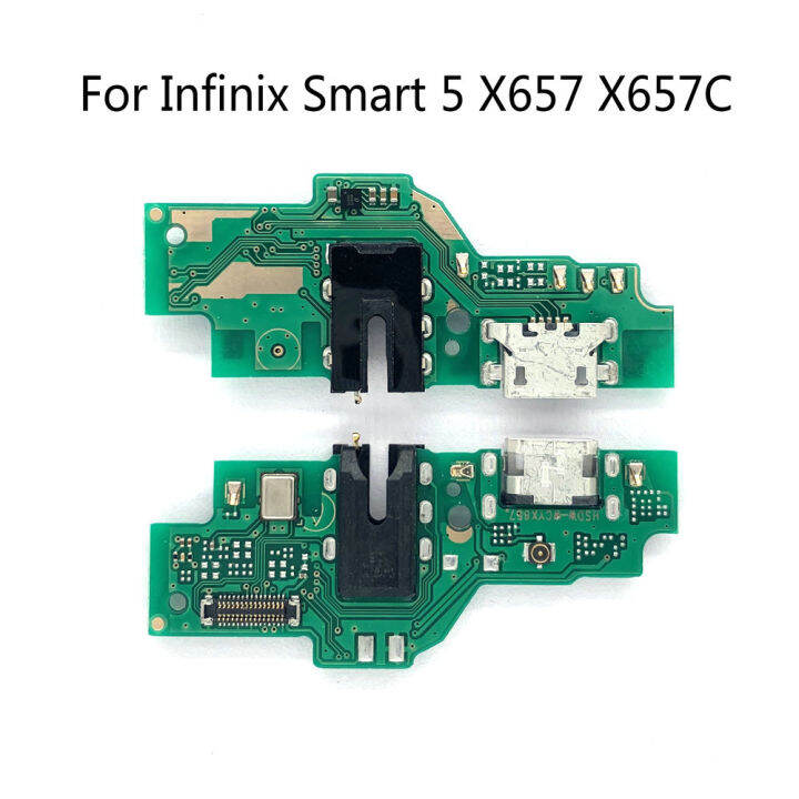 USB Charging Port Dock Connector Board Flex Cable Replacement Repair Parts For Infinix Smart 5 ...