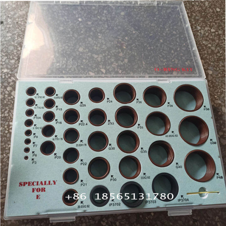 Excavator repair kit Caterpillar Hitachi Komatsu Volvo O-Ring Rubber ...