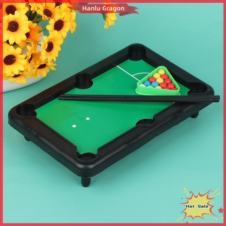 Hanlu Billiards Mini Desktop Pool Table Snooker Toy Game Set Parent ...