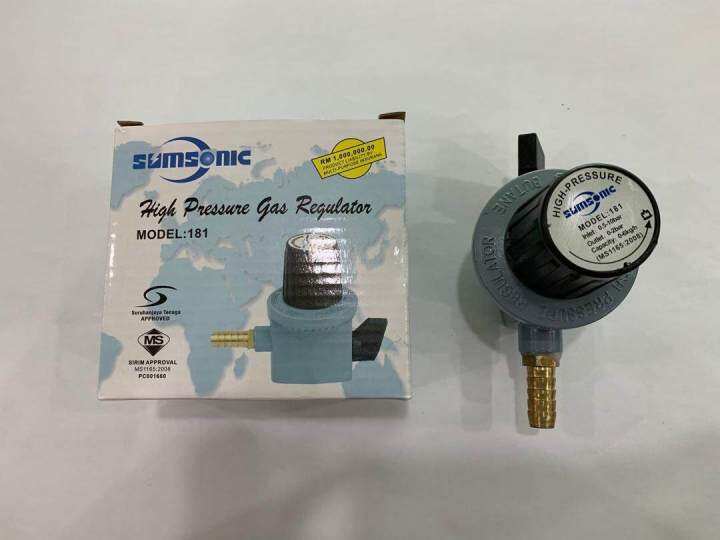 SUMSONIC HIGH PRESSURE GAS REGULATOR W/SIRIM | Lazada