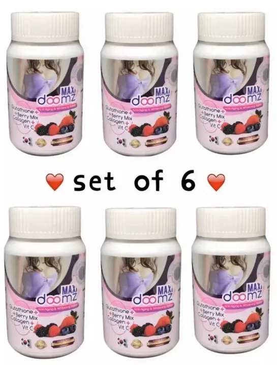 ( set of 6 )Maxi doomz from Thailand 100% Original | Lazada PH