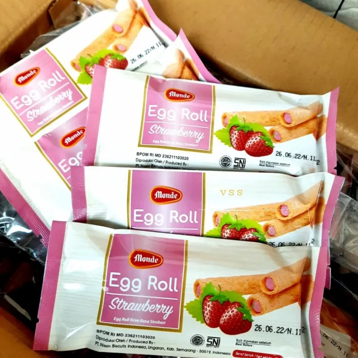 monde egg roll/ Makanan ringan / Monde / jajan enak / Makanan Ringan ...