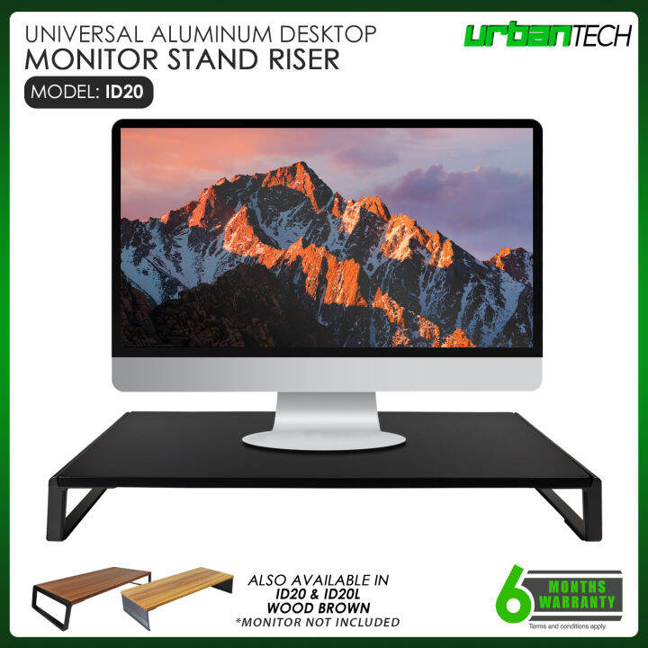 UPERGO Universal Aluminum Desktop Monitor Stand Laptop Riser HDF ...