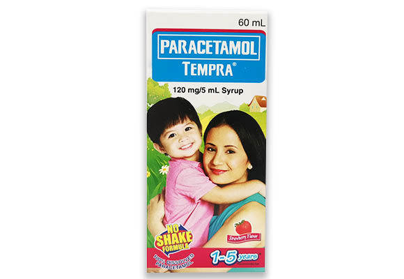 Tempra Strawberry 1-5 Years( Paracetamol) Syrup 60 mL | Lazada PH