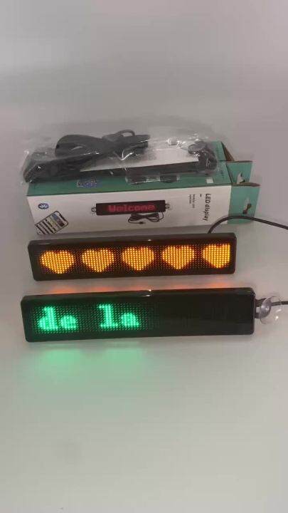 Led Car Display Sign Bluetooth APP Programmable Scrolling Message Board ...