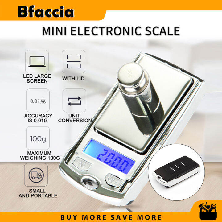 Bfaccia Portable Mini Digital Pocket Scales 200g/100g 0.01g for Gold Sterling Jewelry Gram ...