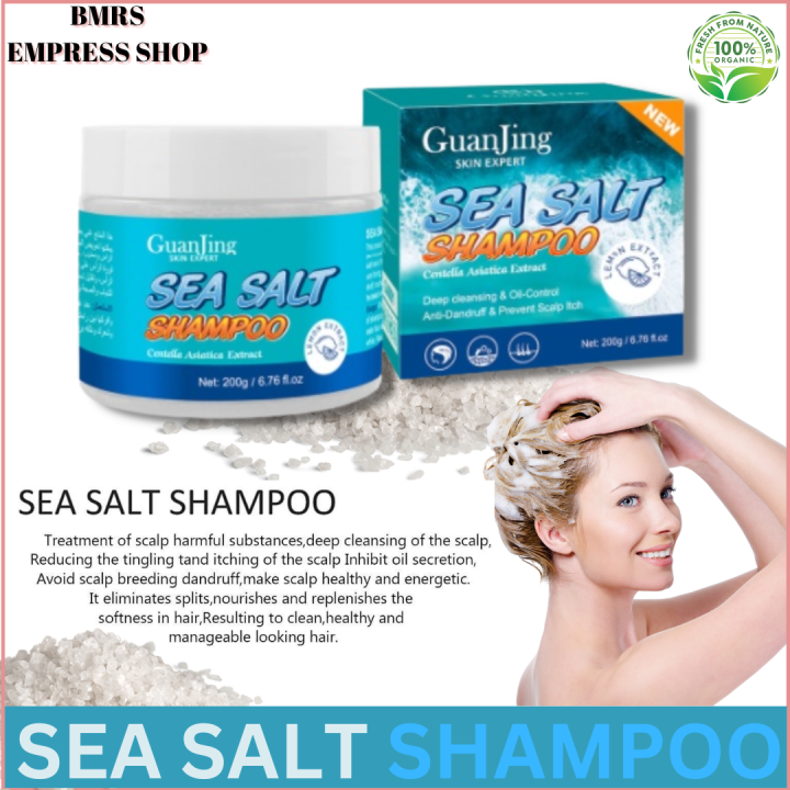 Authentic Sea Salt Shampoo Anti Dandruff Hair Treatment Shampoo For