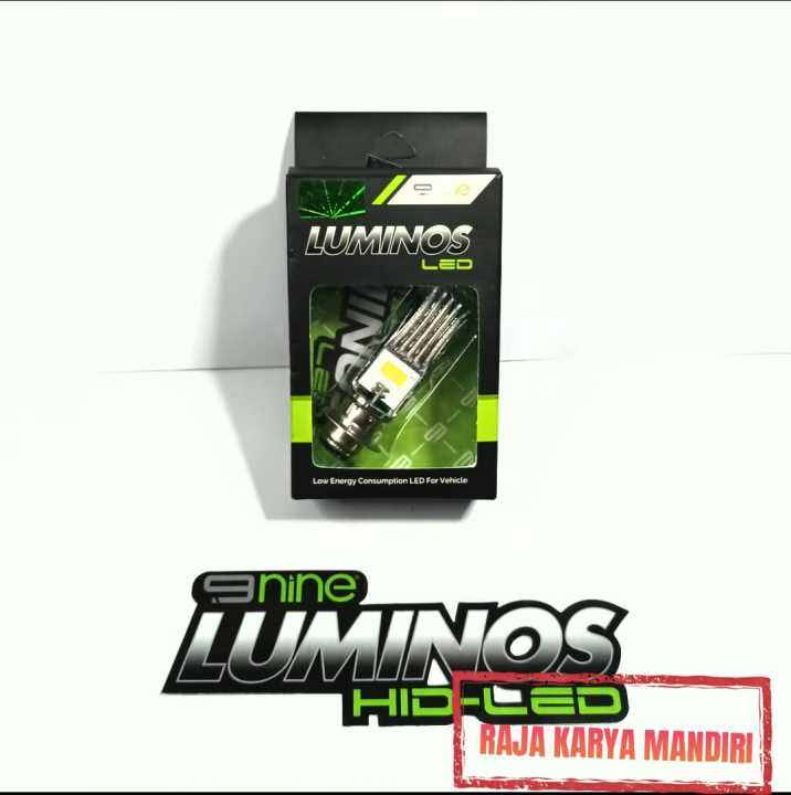 LAMPU LED UTAMA MOTOR H6 H4 COB AC DC 15 WATT NINE LUMINOS WHITE PNP ...