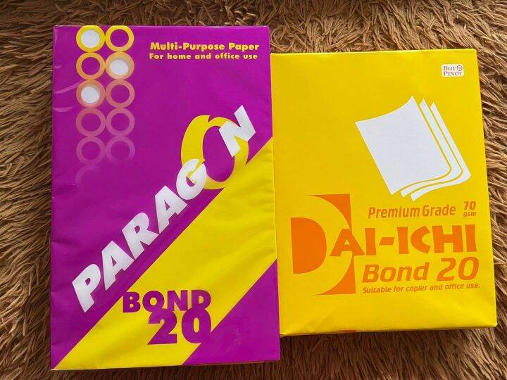 BOND PAPER SUBS. 20 (70 GSM) 500 SHEETS PER REAM | Lazada PH