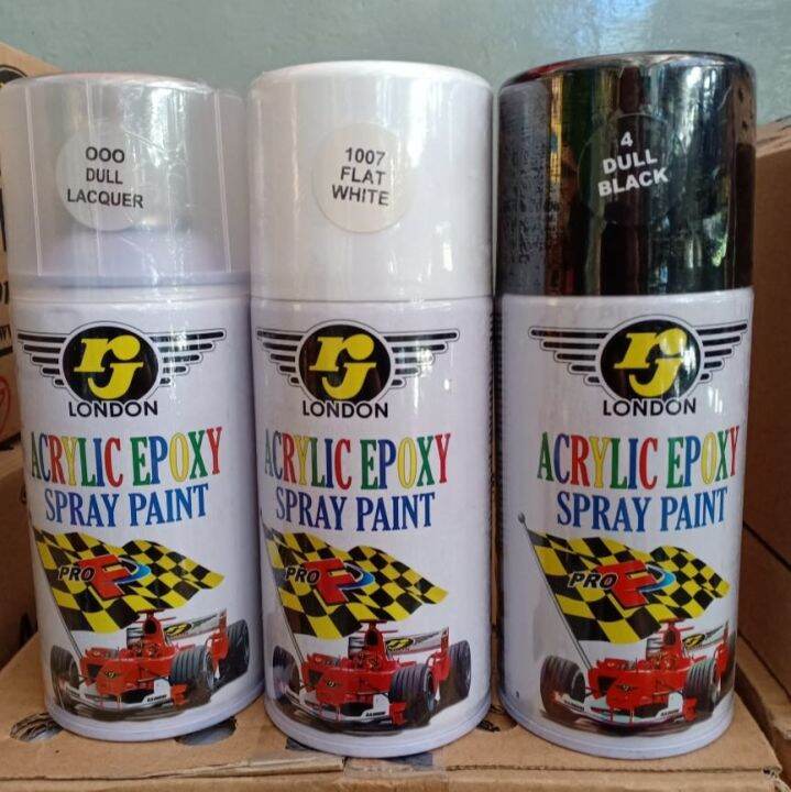 Pilox Cat Pilok RJ London 300cc / 300ml - Warna DOFF / DOP / Dull Black ...