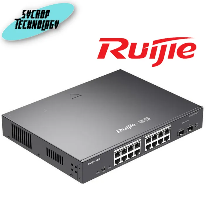 RG-ES218GC-P, 18-Port Gigabit Smart Cloud Mananged PoE Switch ประกันศูนย์ | Lazada.co.th