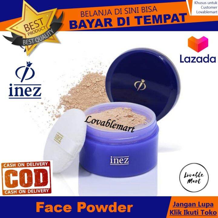 INEZ Face Powder (3 Varian Warna) Lovablemart Bisa Bayar di Tempat LAZ ...