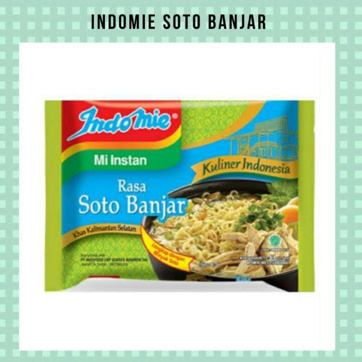 Mie Instan Indomie Soto Banjar Khas Kalimantan Selatan Halal | Lazada ...