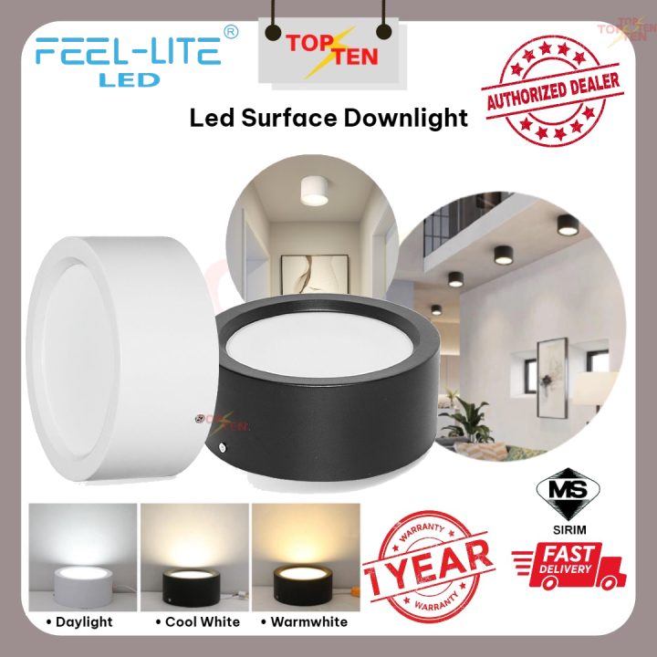 Feel Lite Led Surface Downlight Downlight 20W 28W Surface Mount Light ...