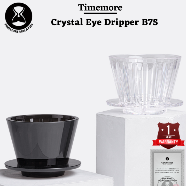 Timemore - Crystal Eye B75 Dripper Cake shape Coffee Dripper | Lazada
