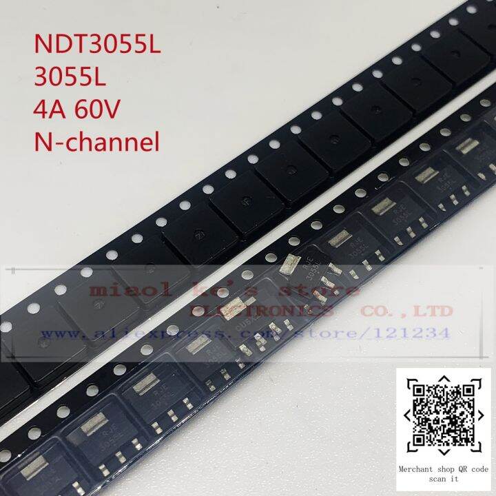[10pcs]100 new original NDT2955 NDT3055L NDT410EL 2955 3055L 410EL SMD ...