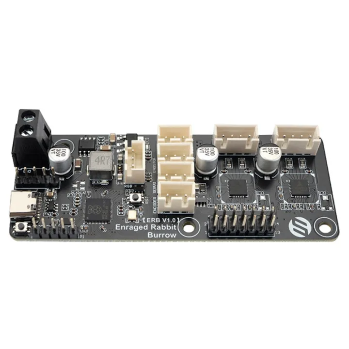 ERB Board with RP2040 MMU Enraged Rabbit BURROW Board Feeder Board 3D ...