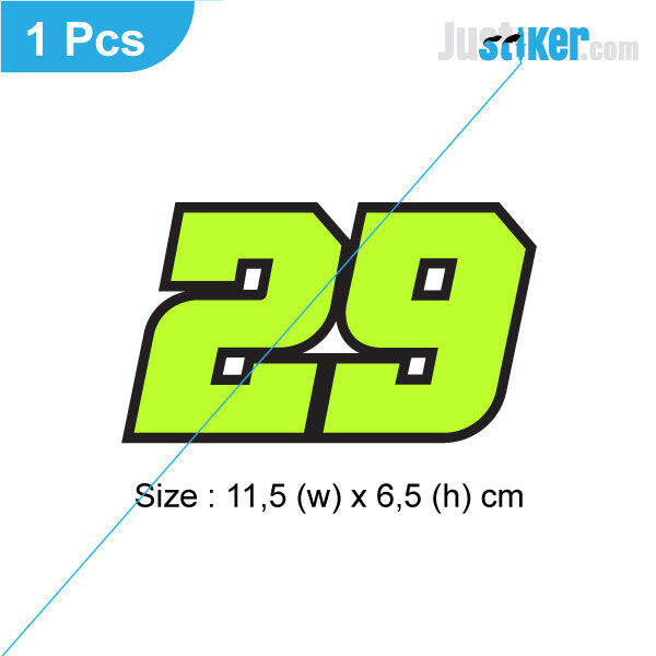 Nomor Pembalap Suzuki Ecstar Sticker, Nomor Start Suzuki Motogp, 29 ...