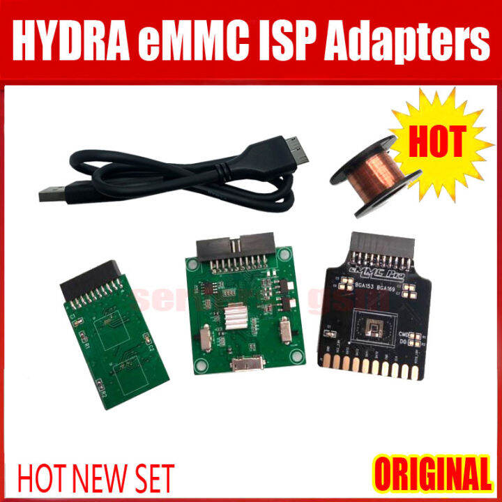 NEW HYDRA eMMC ISP Adapters Tool BGA153,BGA169,BGA221,BGA162 eMMC Break ...