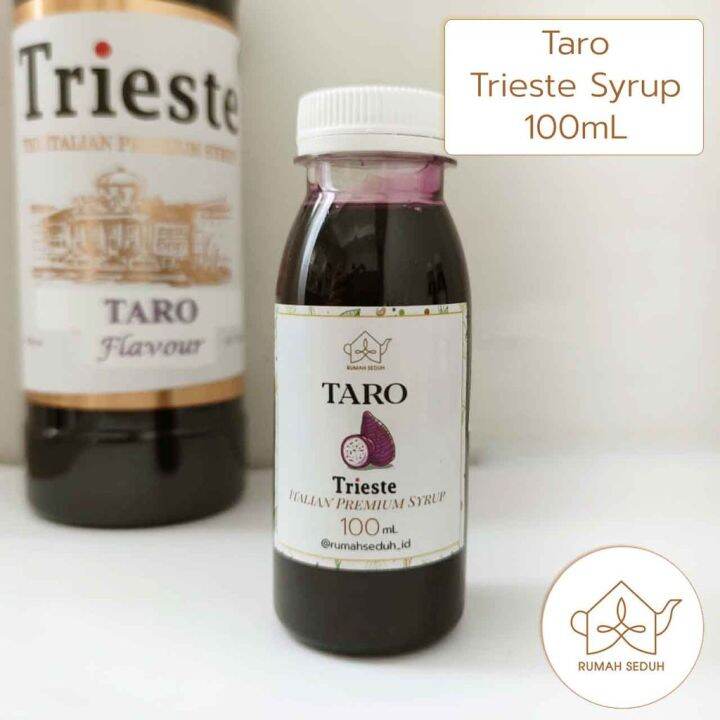 100 mL Sirup Taro merk Trieste - Taro Italian Premium Syrup | Lazada ...