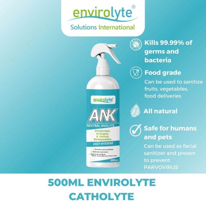 Envirolyte Anolyte 500ml 200ppm (Hypochlorous Acid) | Lazada PH