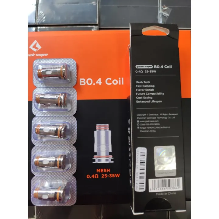 GEEK BOOST FORMULA MESH 0.4 OHM B Series CoilOcc for Aegis Boost, Boost ...