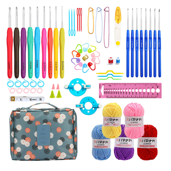 Beginner Crochet Kit, Learn To Crochet Starter Kit For Adults And Kids ...