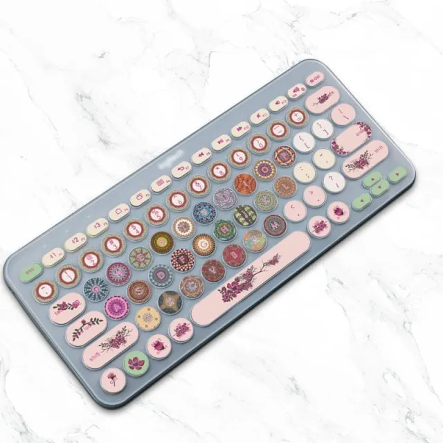 Wireless Keyboard Cover for English Logitech K380 Wireless Painted ...
